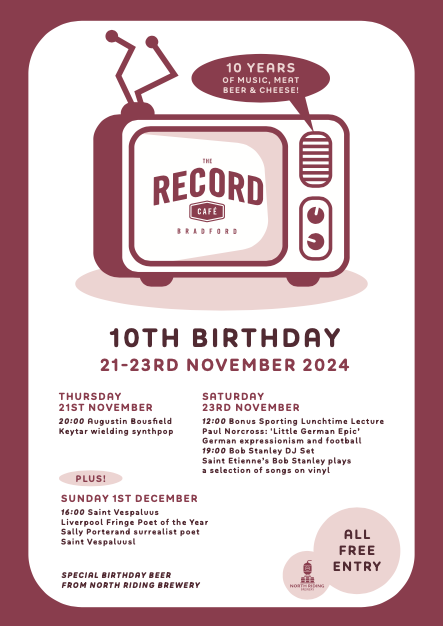 Record Café 10th Birthday - The Record Cafe
